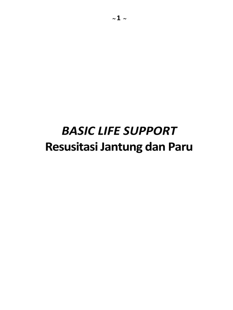 Basic Life Support | PDF