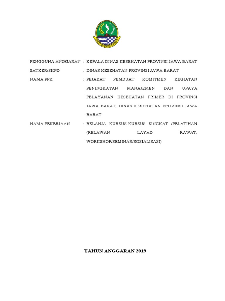 Pelatihan Kegawatdaruratan di Jabar | PDF | Kesehatan Holistik