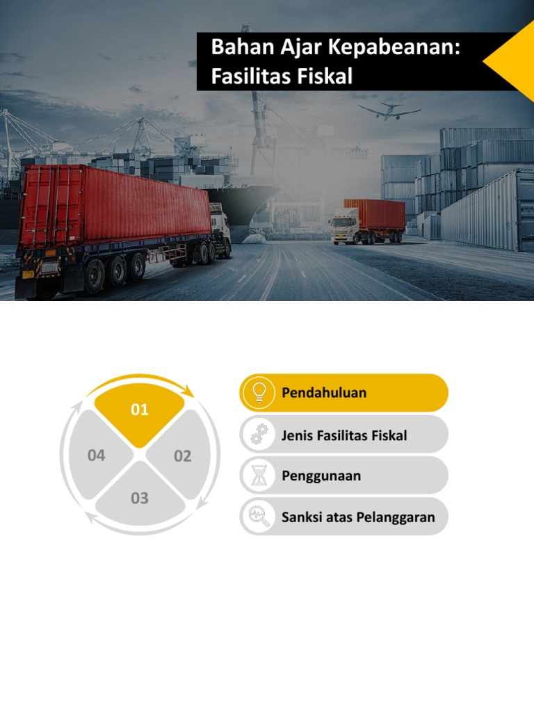 Bahan Ajar Fasilitas Kepabeanan | PDF