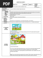 Detailed Lesson Plan in Music Timbre | PDF | Performing Arts | Sound