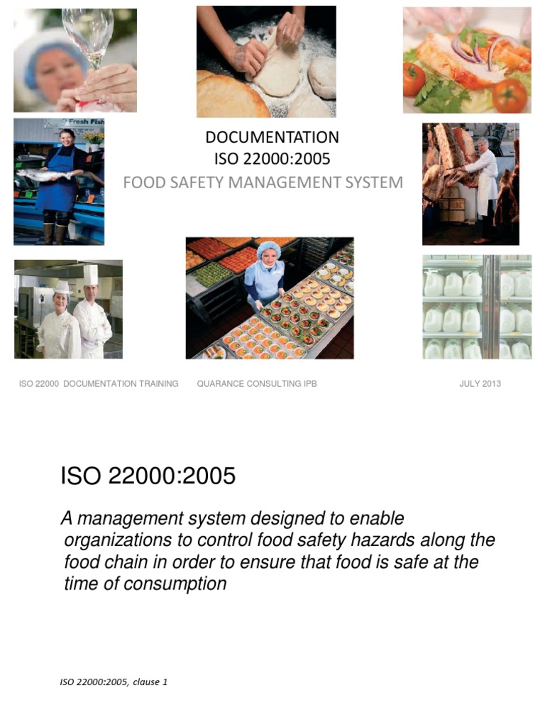 Documentation Requirements for an ISO 22000:2005 Certified Food Safety ...