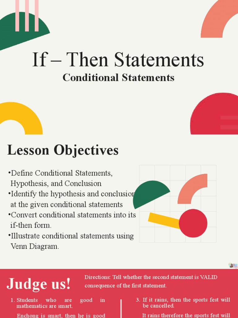 Melc 29 If Then Statements | Download Free PDF | Triangle | Logic