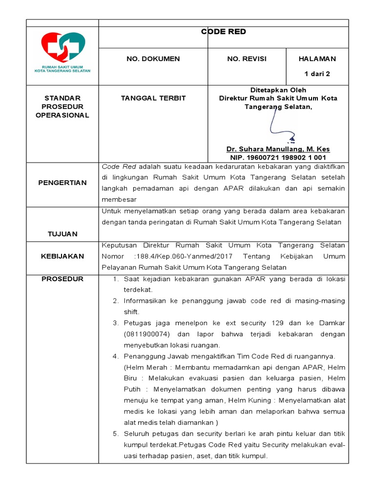 Spo Code Red New | PDF