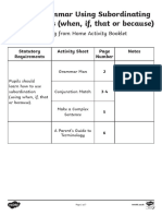 Understanding WABUB and Complex Sentences | PDF