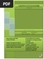 Contoh Laporan Tugas Mandiri Diklat Dasar | PDF