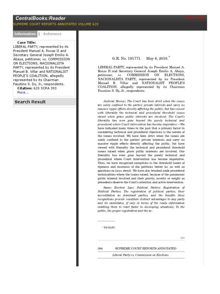 Supreme Court Reports Annotated Volume 620 | Download Free PDF ...