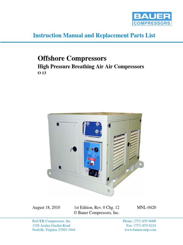 Breathing Air Compressor | PDF | Valve | Switch