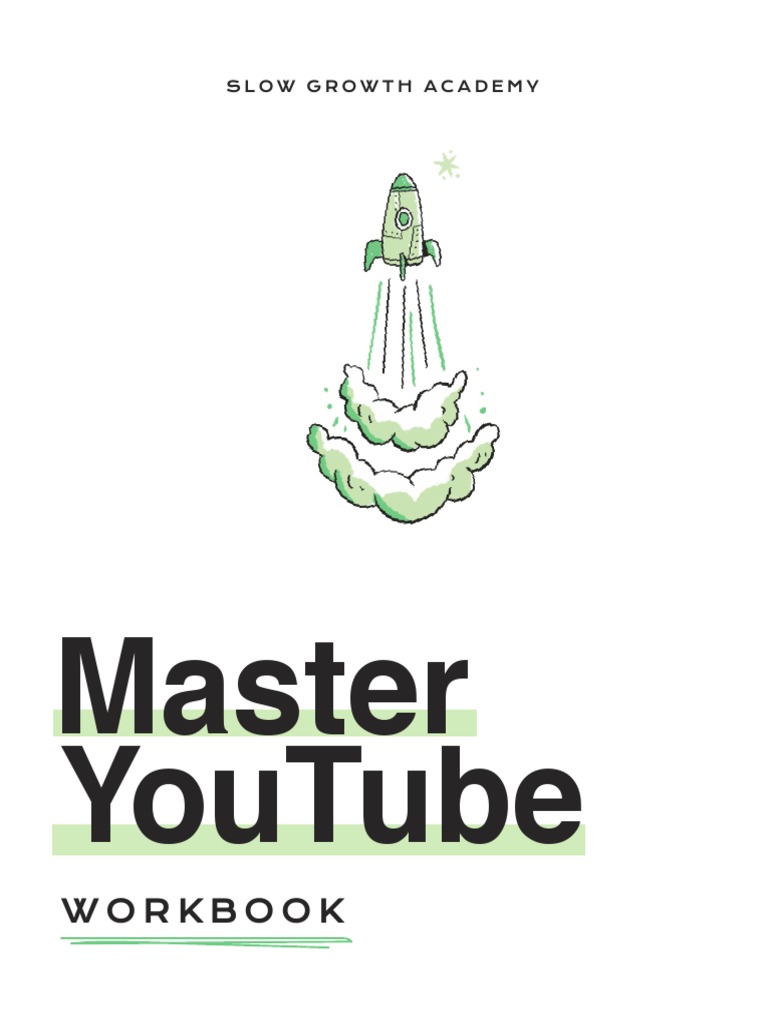 Master Youtube: Workbook | PDF | You Tube