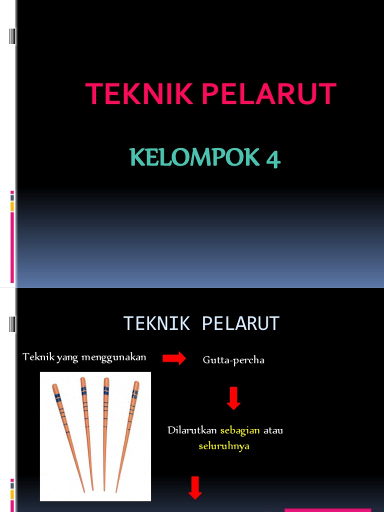 Teknik Pelarut Gutta-Percha | PDF