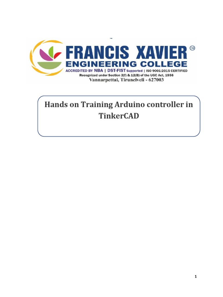 Arduino Training with TinkerCAD Projects | PDF | Infrared | Electrical ...