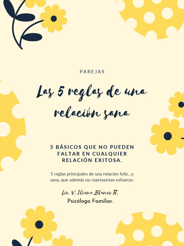5 Reglas de Pareja | PDF | Salud y bienestar | Estilo de vida