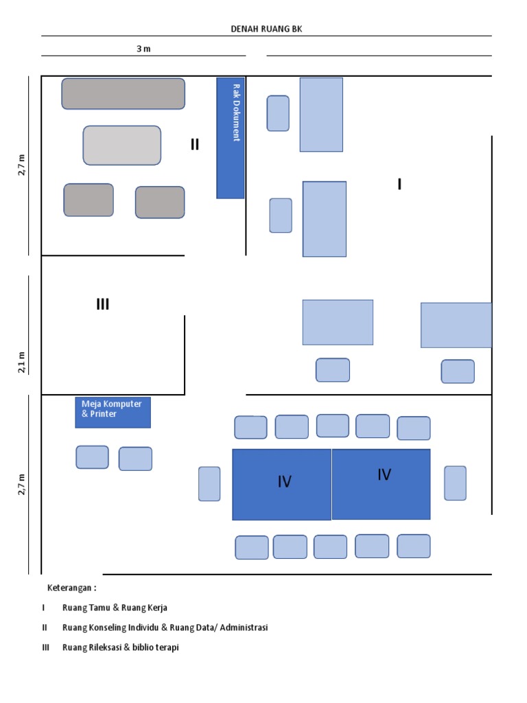 Denah Ruang BK Sekolah | PDF