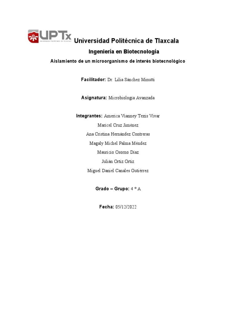 Reporte Micro | PDF | Microorganismo | Las bacterias