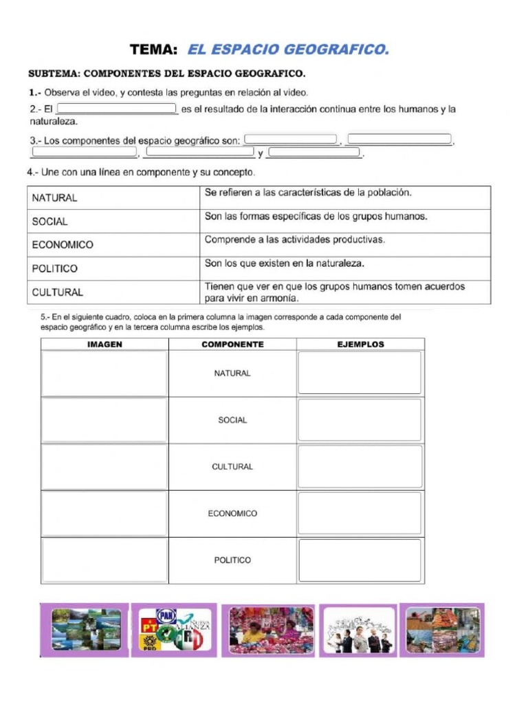 Espacio Geografico Actividad | PDF Espacio Geografico Actividad | PDF