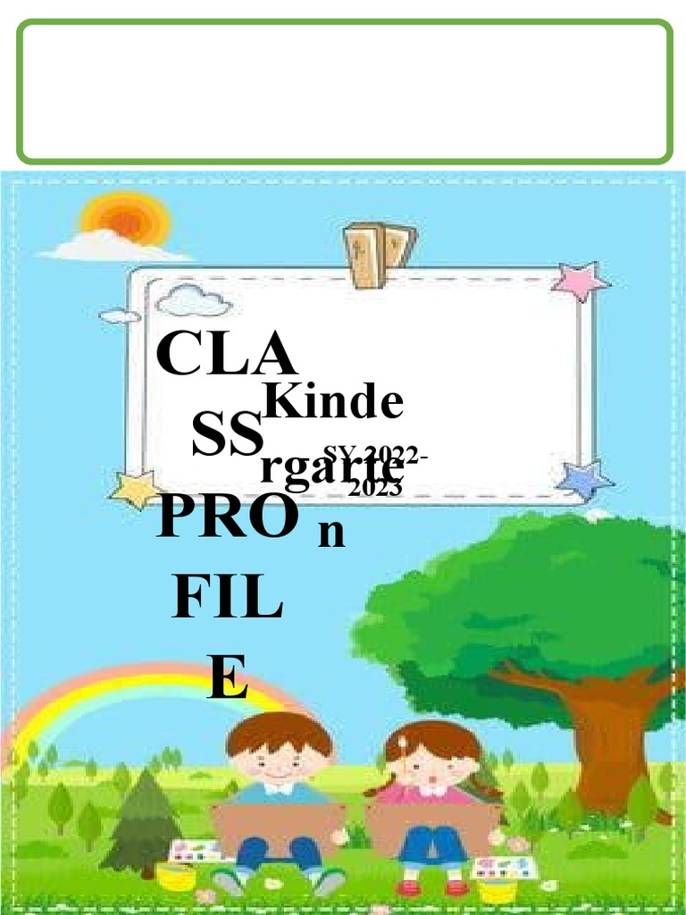 Class Profile Sy 2022-2023 | PDF | Graphic Design | Vision