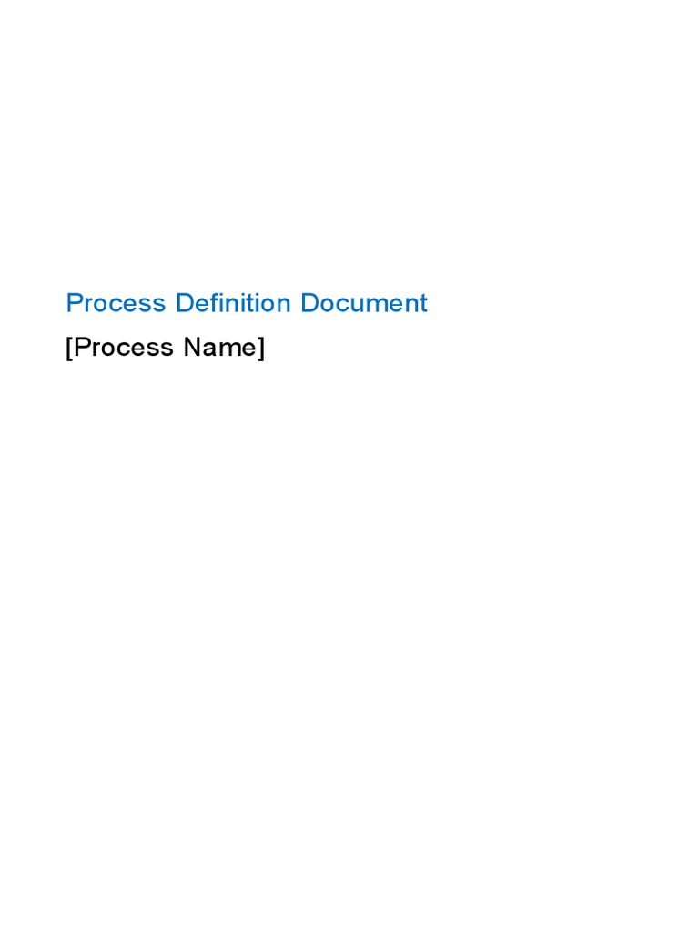 Sample_PDD (1) | PDF | Service Level Agreement | Business Process