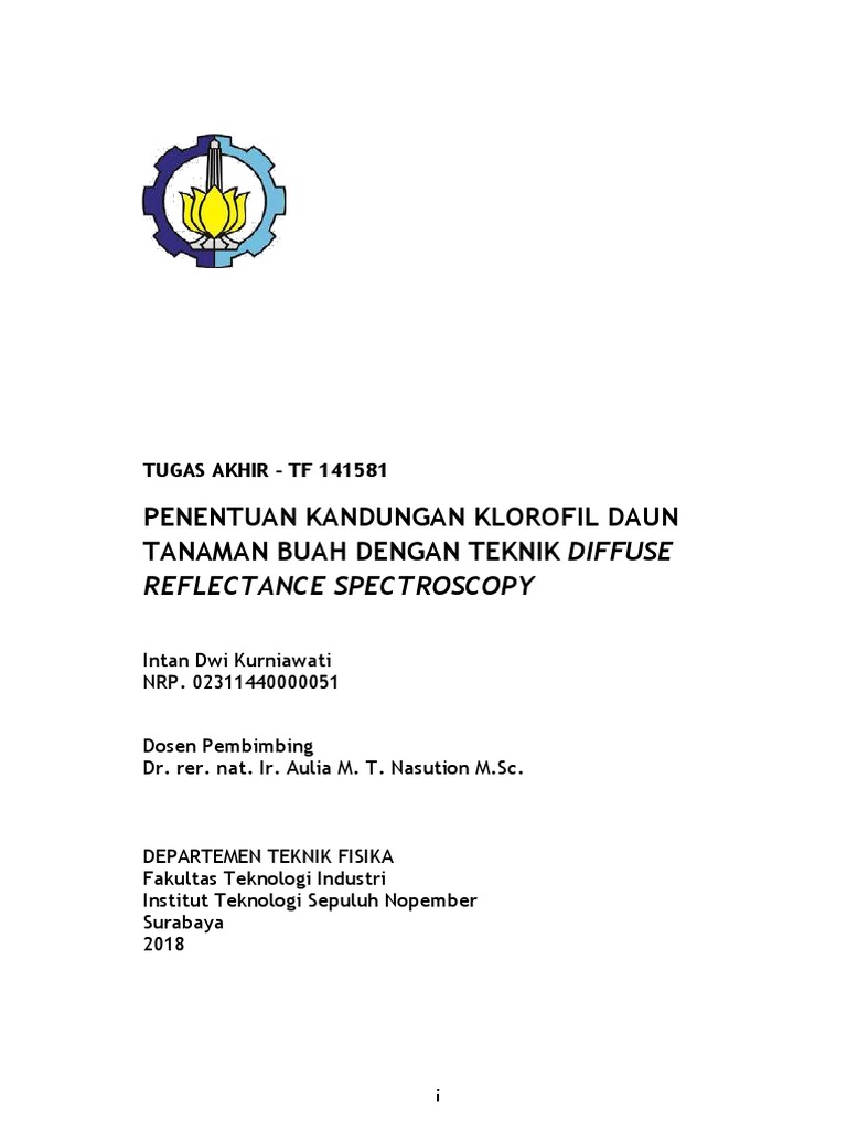 Penentuan Kandungan Klorofil Daun | PDF