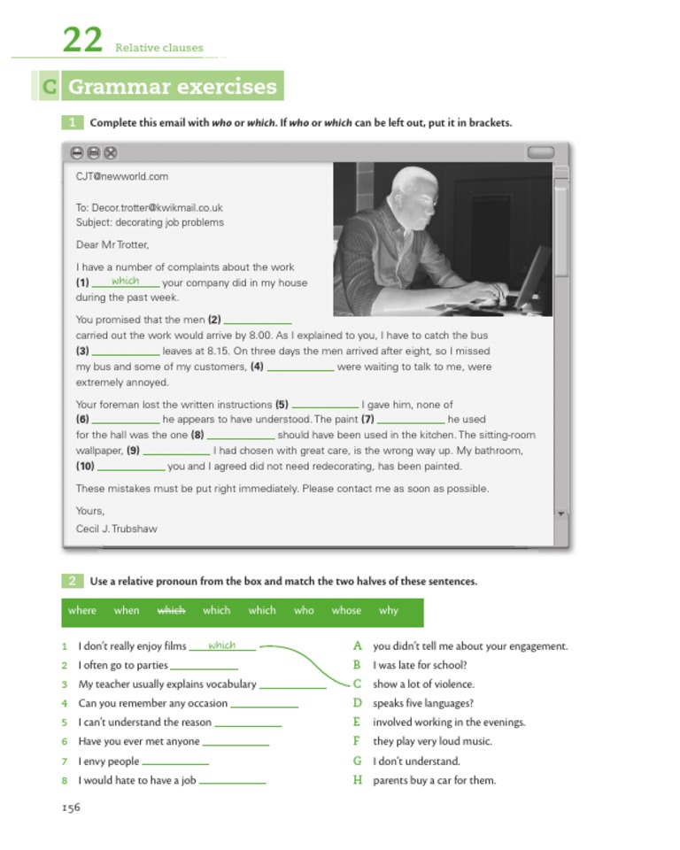 Relative Clauses - Pet | PDF