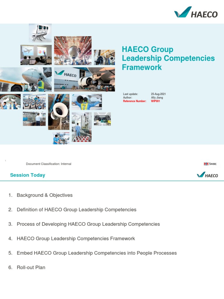 Group Leadership Competency Framework - 250821 | PDF | Leadership ...