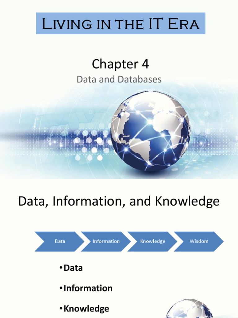 IT Era: Data & Database Essentials | PDF | Databases | Relational Model