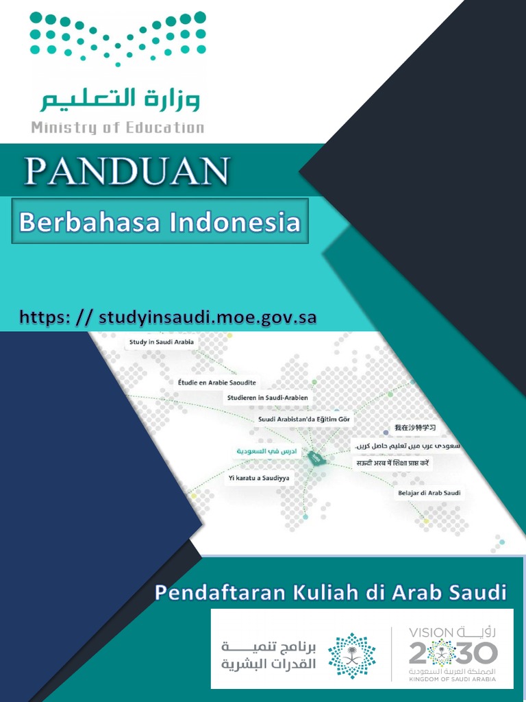 Panduan Dan Tutorial Pendaftaran Platform 'Study in Saudi' | PDF