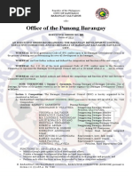 EXECUTIVE ORDER Barangay BESWMC | PDF | Waste Management | Municipal ...