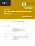 Qualification, Requirements and Coverage of Exams For CE, RMP, RME, EnP ...