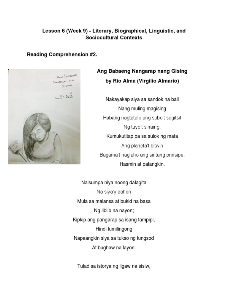 RC 2 - Ang Babaeng Nangarap Nang Gising | PDF