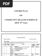 Post B BSC Unit Plan | PDF | Nursing | Lecture
