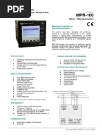Mpr300 Catalogue | PDF | Relay | Electric Motor