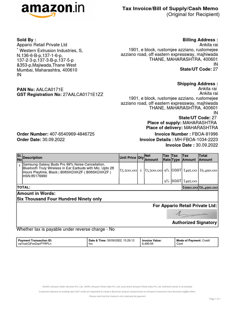 Pods Invoice 3 | PDF | Invoice | Money