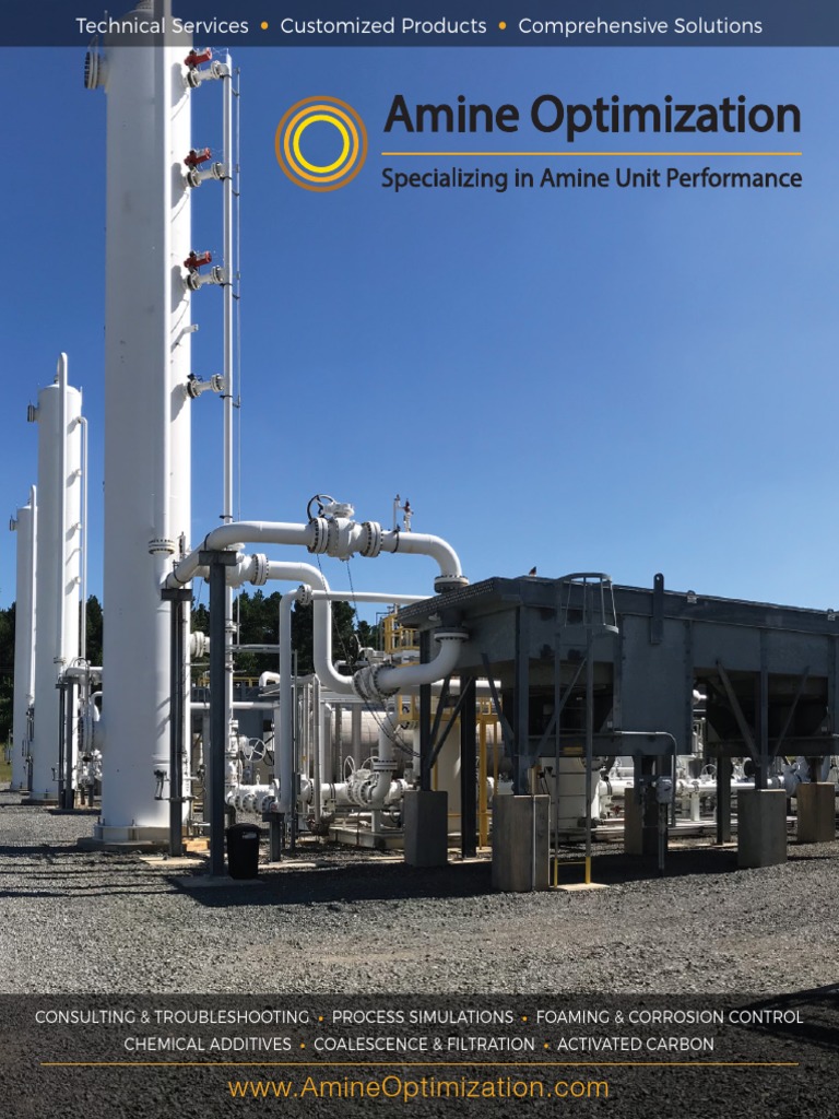 Amine Optimization Brochure | PDF | Filtration | Foam