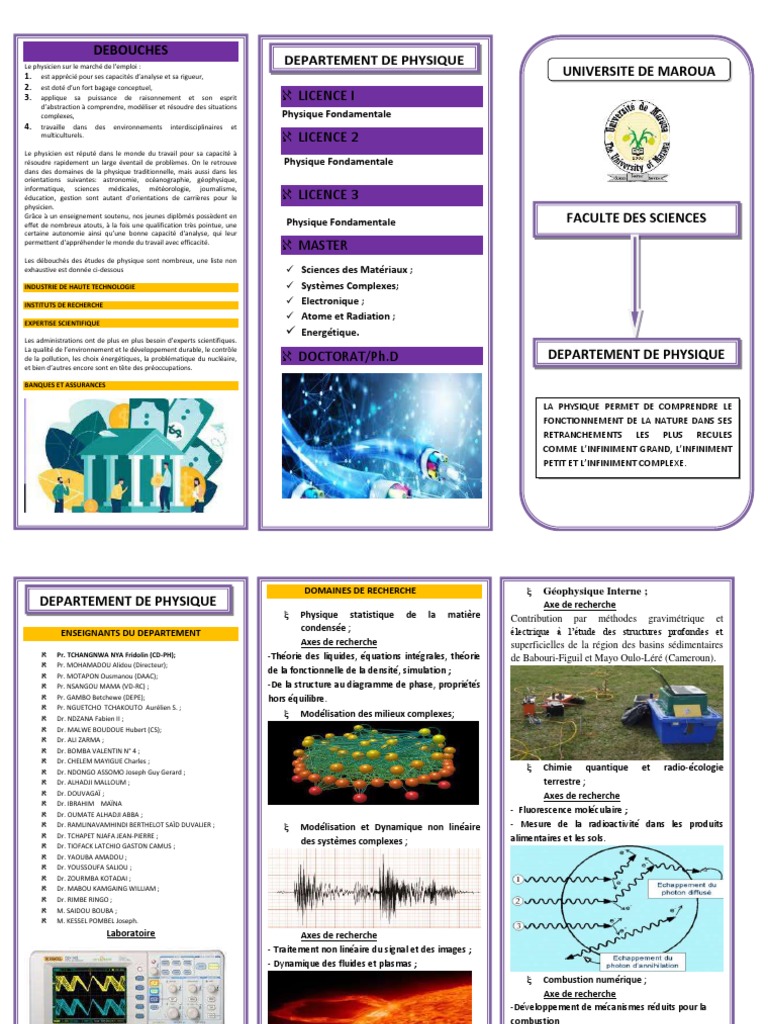 Depliant Physique | Download Free PDF | Physique | Science