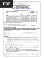 Harrow International School Bengaluru Fees | PDF | Fee | Payments