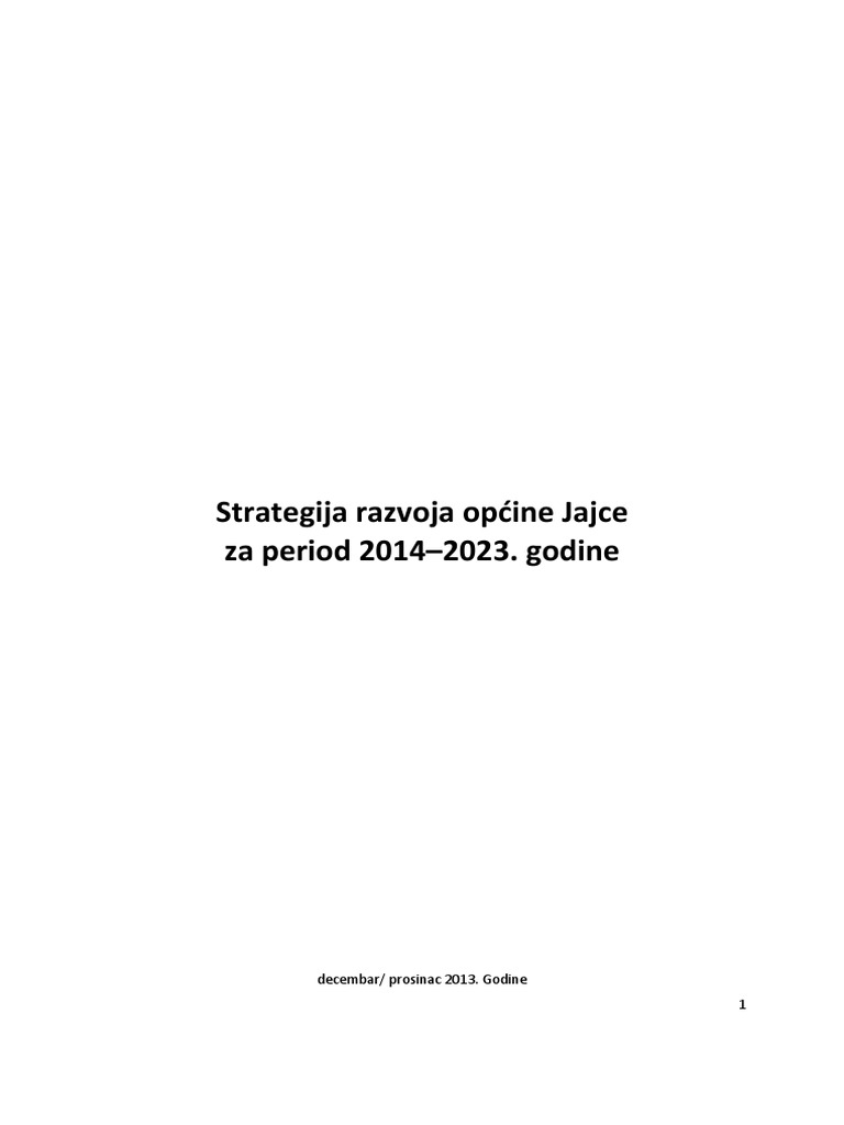 Strategija Jajce | PDF