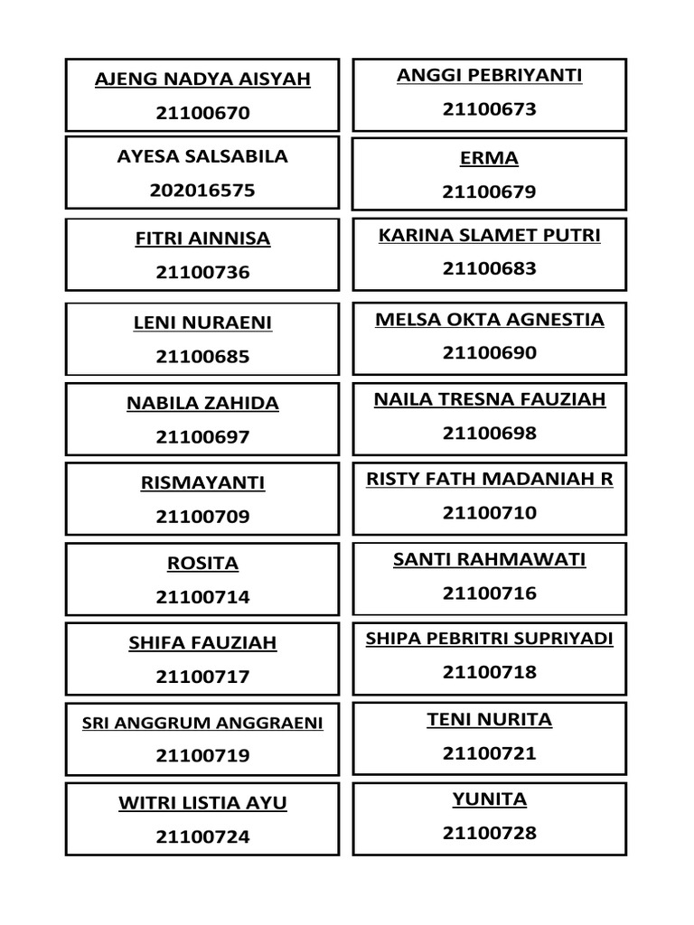 Nama Sampul Raport | PDF