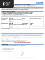 DVT And/or PE Treatment Dosage For Tinzaparin (Innohep®) | PDF | Dose ...