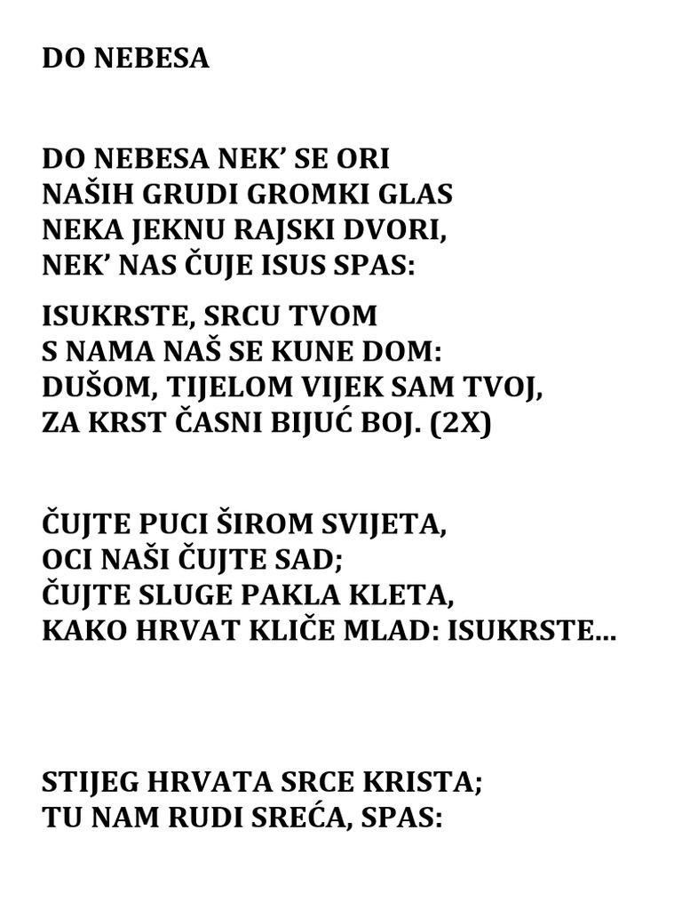Do Nebesa | PDF