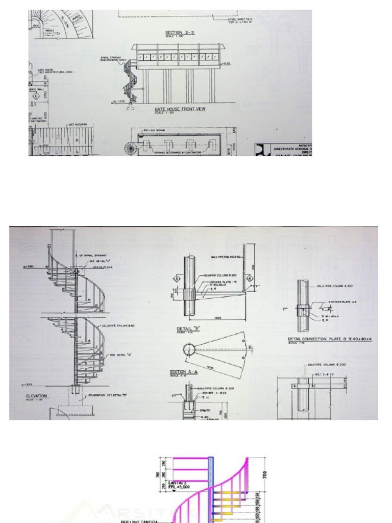 Detail Tangga Putar | PDF