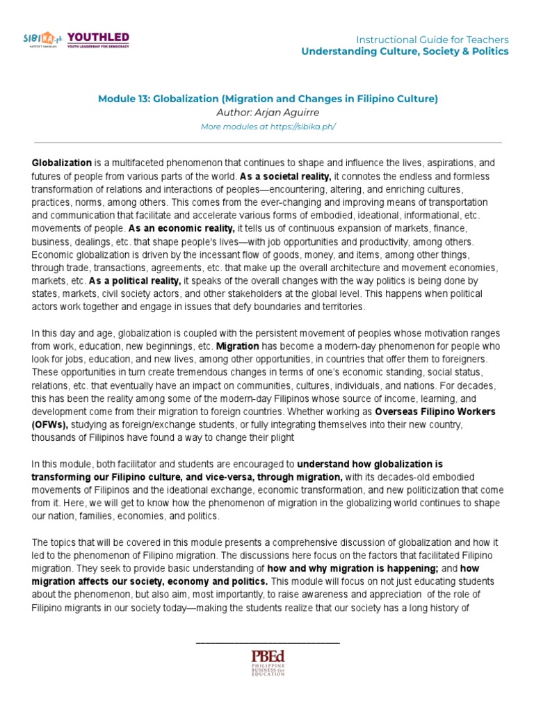 Module-13_Globalization-Migration-and-Changes-in-Filipino-Culture.docx ...