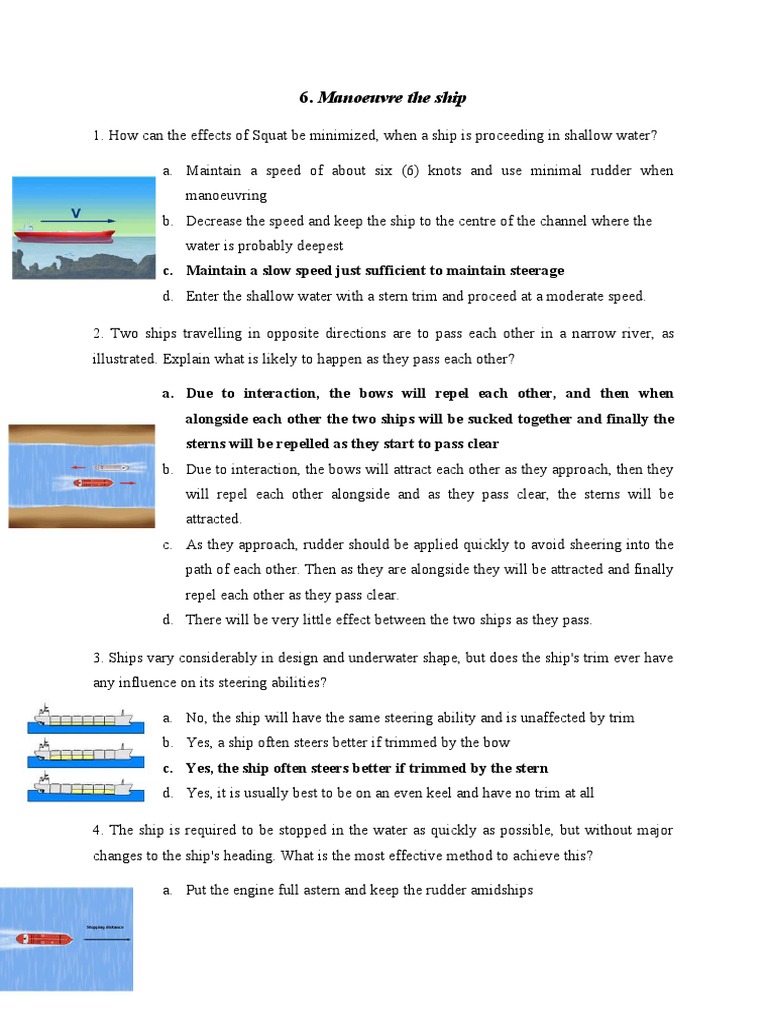 Manoeuver The Ship | PDF | Anchor | Ships