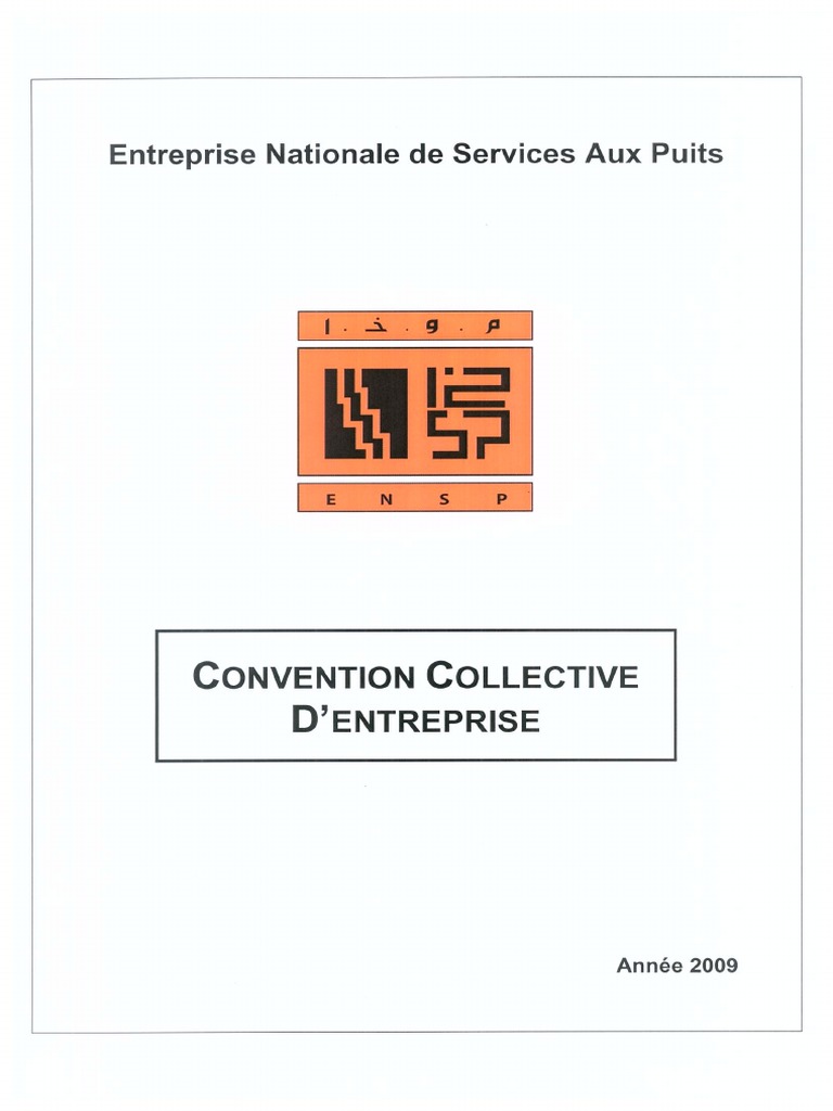 Convention Collective ENSP 2009 | PDF
