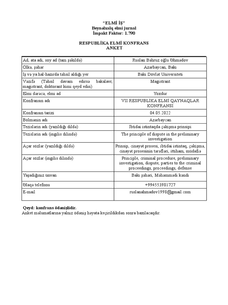 Anket Resp | PDF