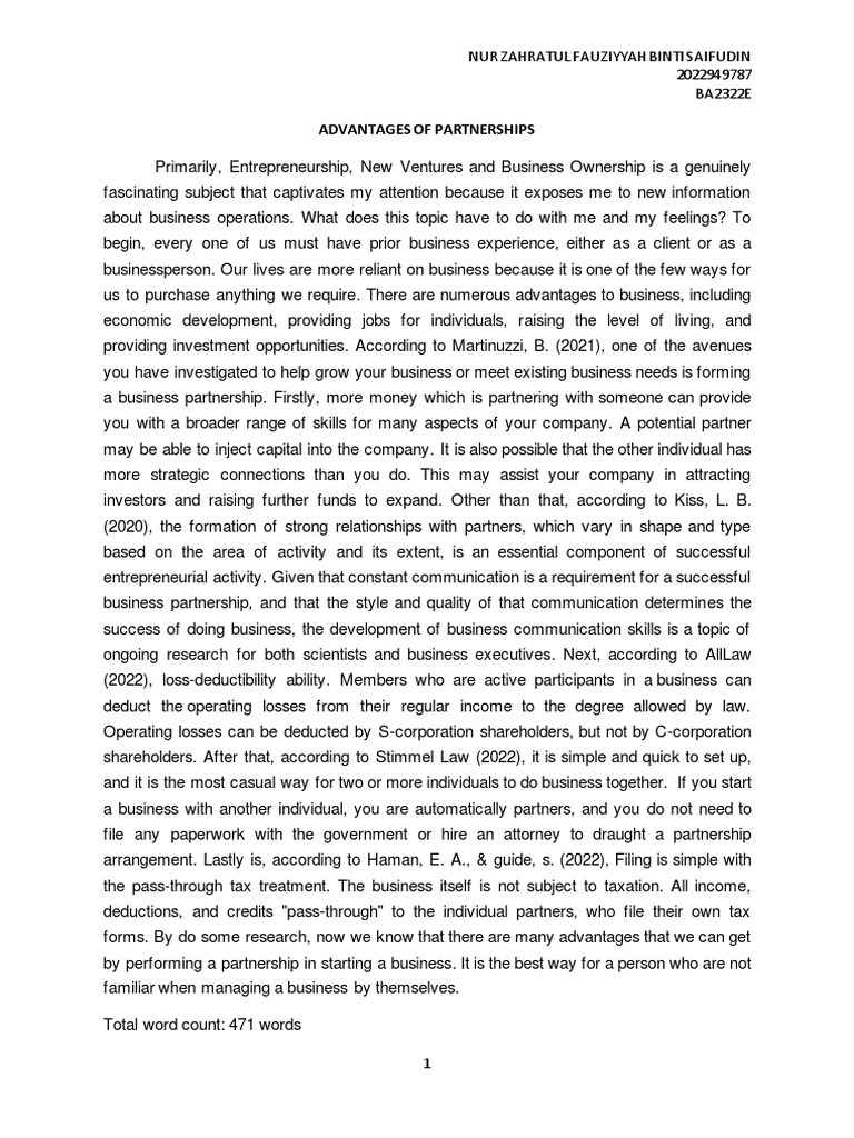 ASM401 (INDIVIDUAL ASSIGNMENT) - Merged | PDF | Entrepreneurship | S ... ASM401 (INDIVIDUAL ASSIGNMENT) - Merged | PDF | Entrepreneurship | S ...