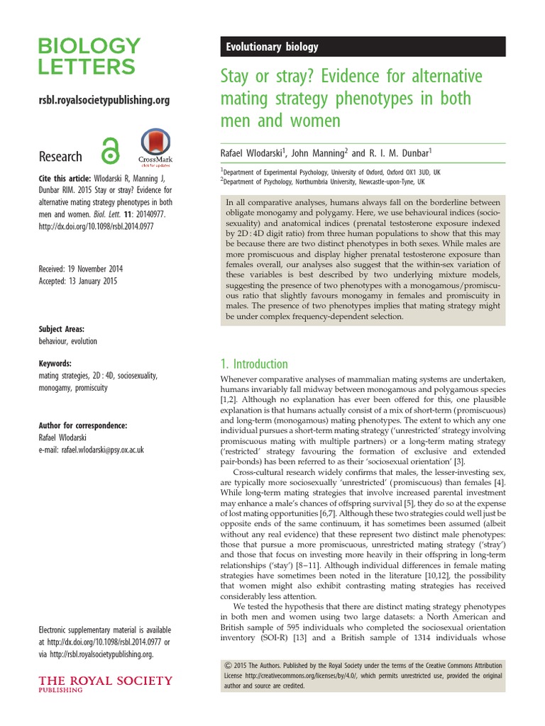 Phenotypes in Both Male & Female | PDF | Histogram | Monogamy