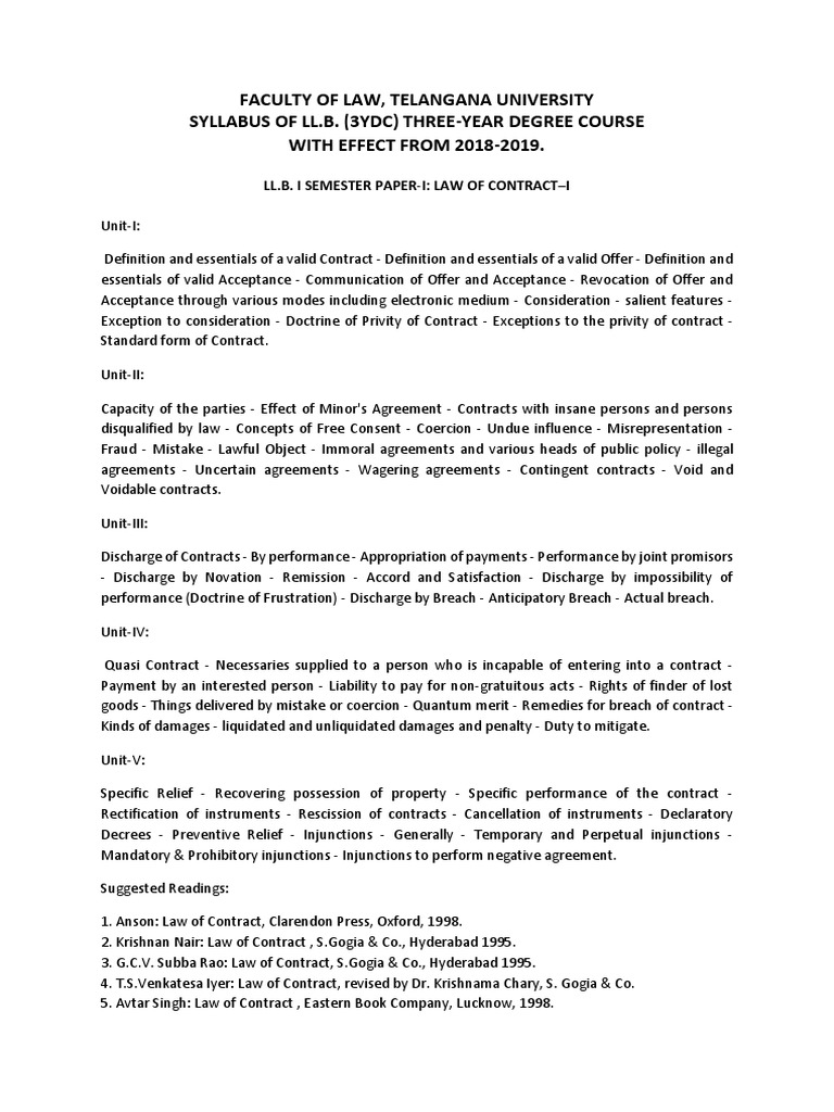 LL.B Syllabus Tu | PDF | Tort | Criminal Procedure In South Africa LL.B Syllabus Tu | PDF | Tort | Criminal Procedure In South Africa