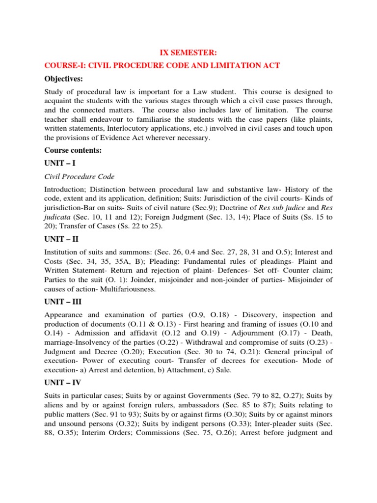 Indian Civil Procedure Code Pdf Free Download - harmonyclever