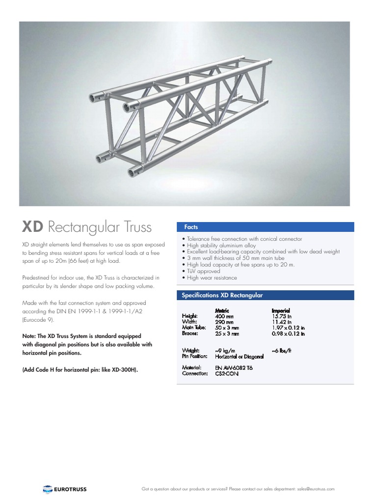 Eurotruss XD | PDF | Truss | Civil Engineering