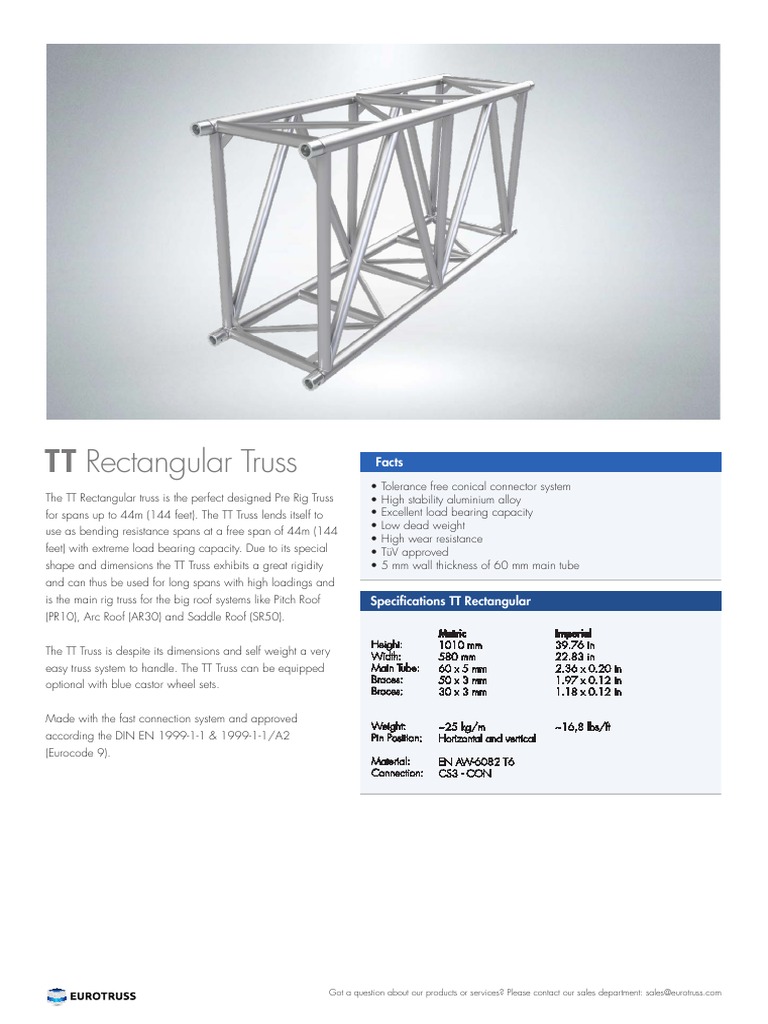 Eurotruss TT | PDF | Truss | Economic Sectors