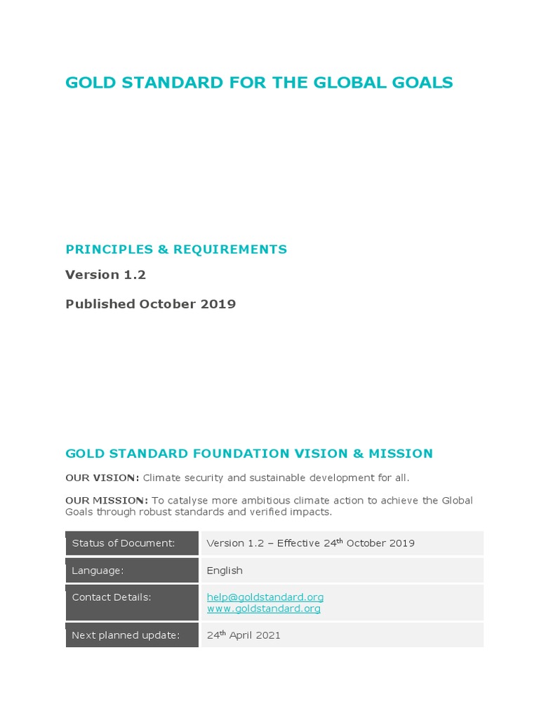 101 V1.2 PAR Principles-Requirements | PDF | Verification And ...